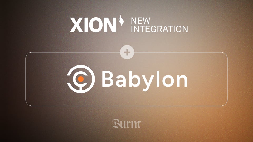 XION Ecosystem: Babylon Integration | XION | The First Walletless L1 ... XION Ecosystem: Babylon Integration | XION | The First Walletless L1 ...