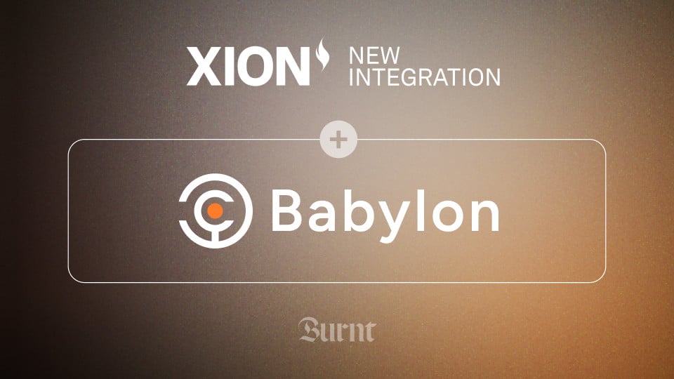 XION Ecosystem: Babylon Integration | XION | The First Walletless L1 ... XION Ecosystem: Babylon Integration | XION | The First Walletless L1 ...