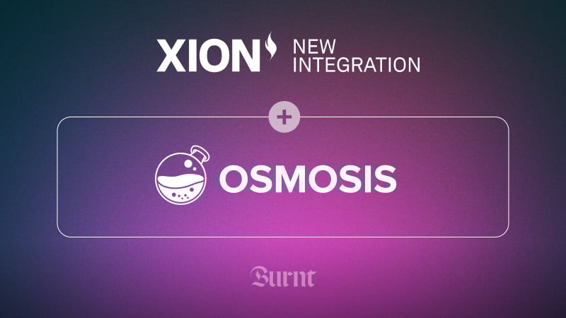 XION Ecosystem: Osmosis Integration | XION | The First Walletless L1 ... XION Ecosystem: Osmosis Integration | XION | The First Walletless L1 ...